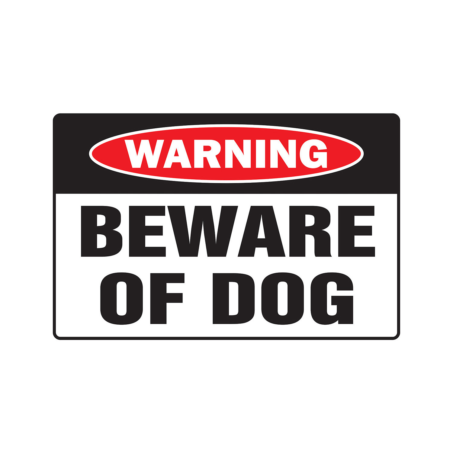 SignMission Beware of Dog Warning Sign Dog Pet Parking Pit Bull ...