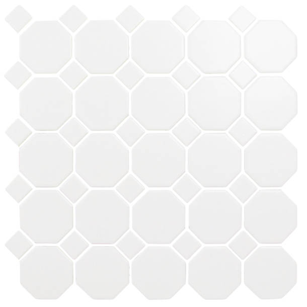 Roca Tiles CC Mosaics 12'' W x 12'' L Beveled Porcelain Tile Mosaic ...