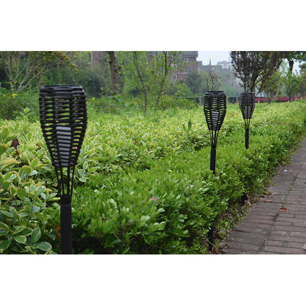 Amples Plastic Solar Powered Pathway Light | Wayfair