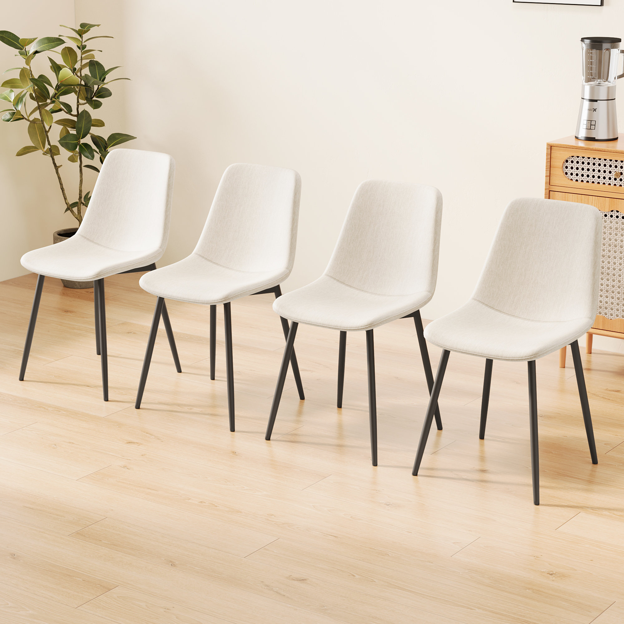 Corrigan Studio Dining Chairs Set of 4 - Wayfair Canada