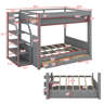 Latitude Run® Full Size Bunk Bed With Transformable Design, Storage ...