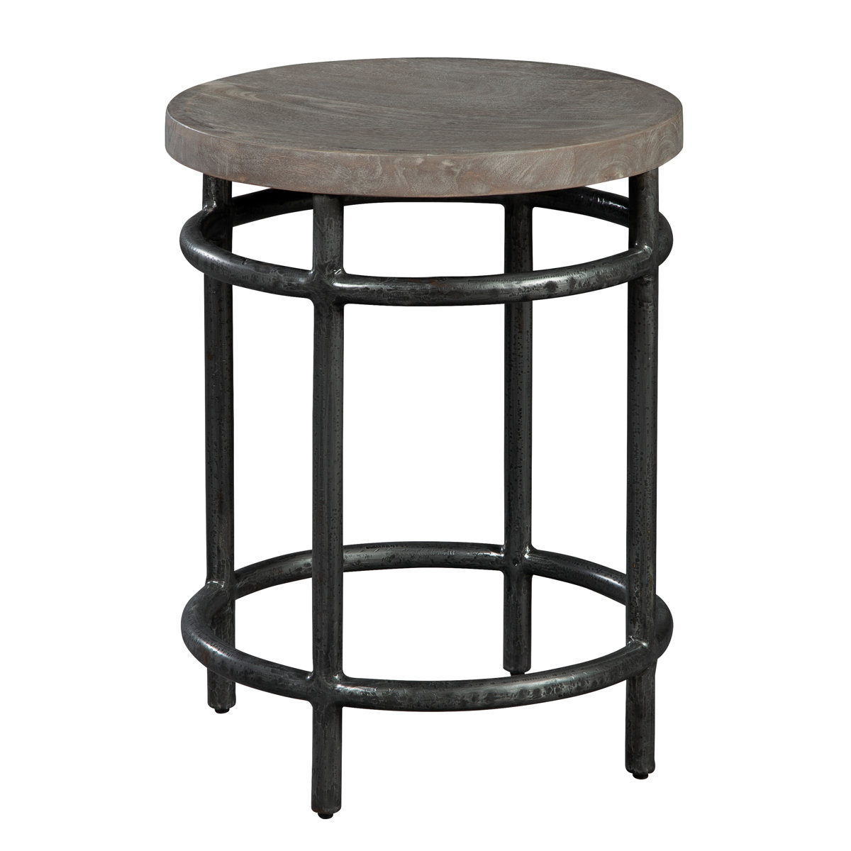 17 Stories Iron Accent Stool | Wayfair