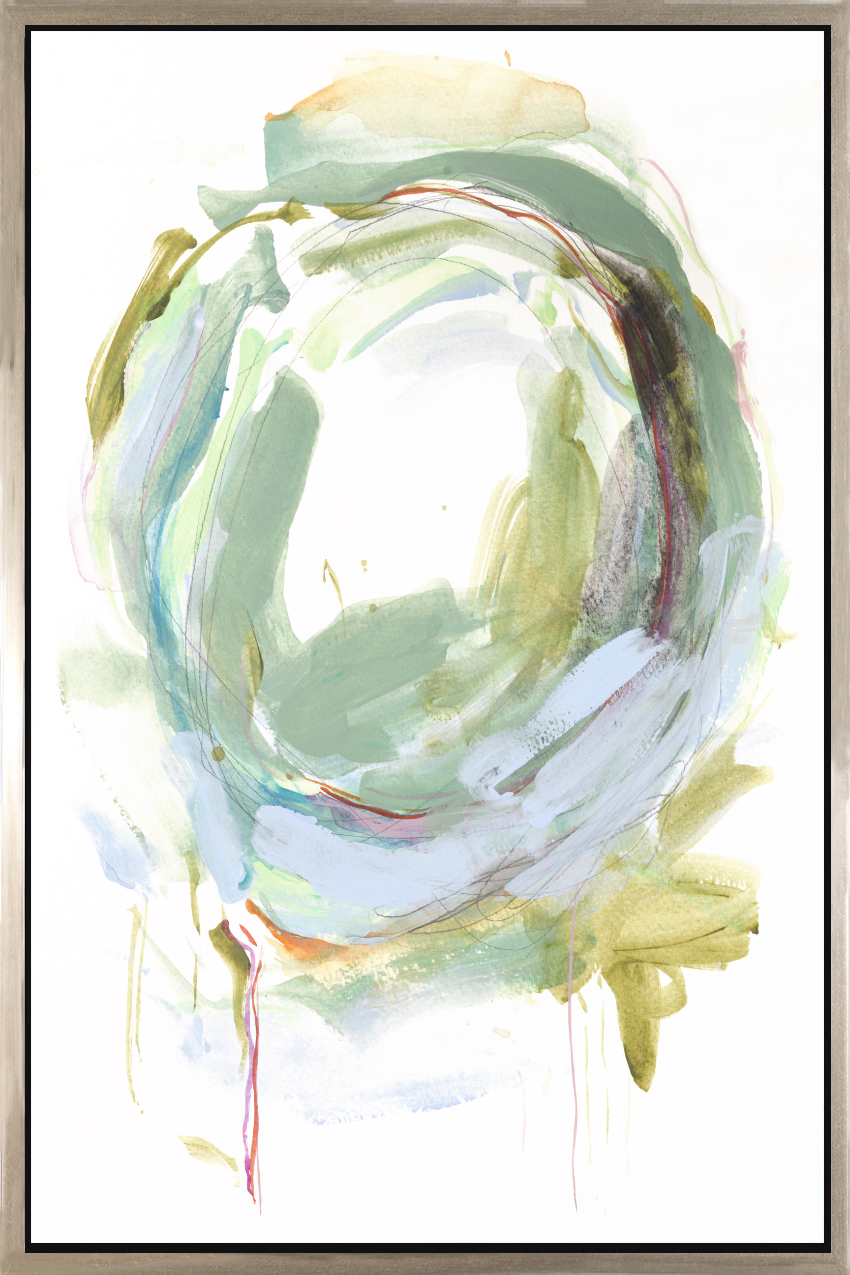 CHC Art, Inc. Circular Conclusions I - Painting on Canvas - Wayfair Canada