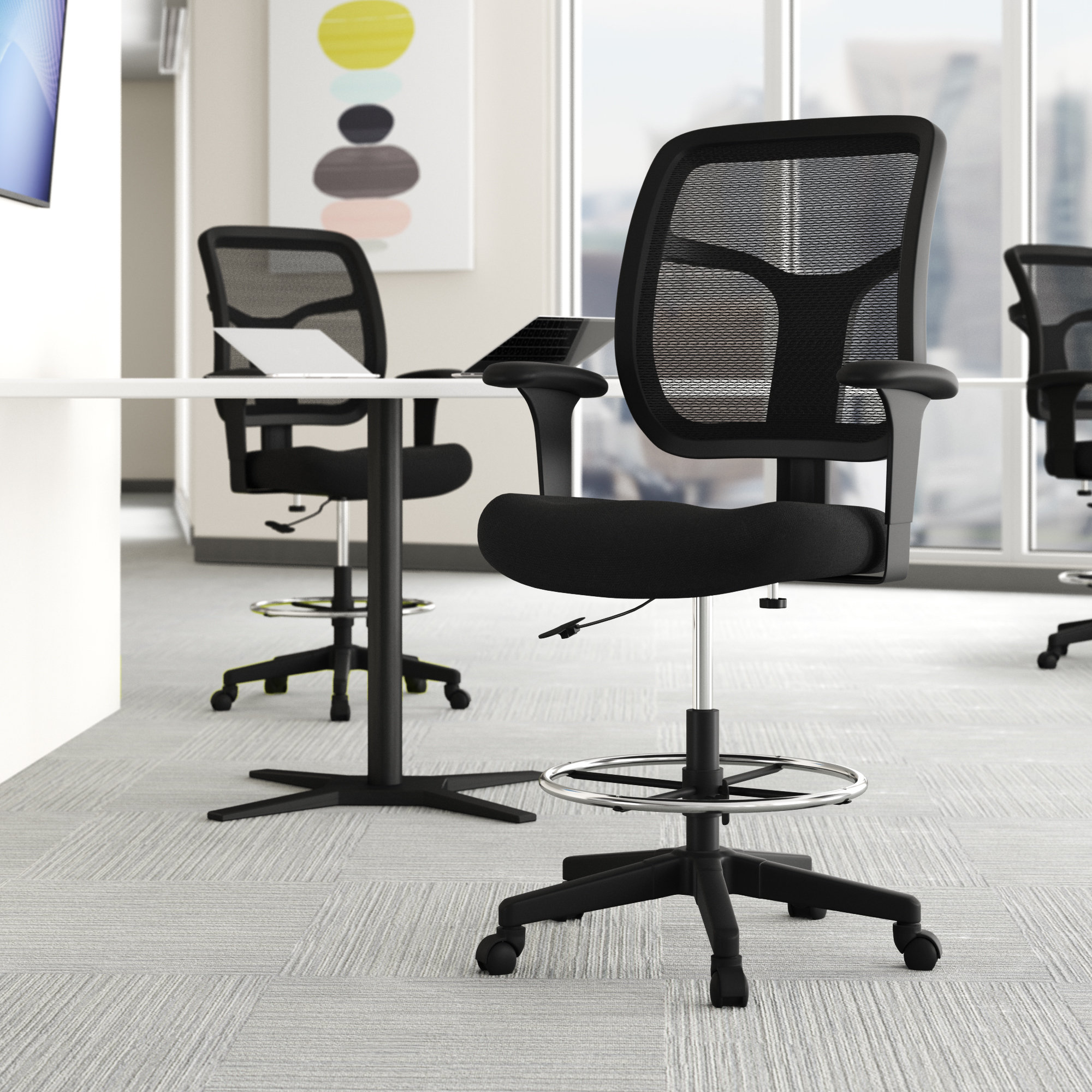Eurotech Seating Apollo Mesh Drafting Chair & Reviews | Wayfair