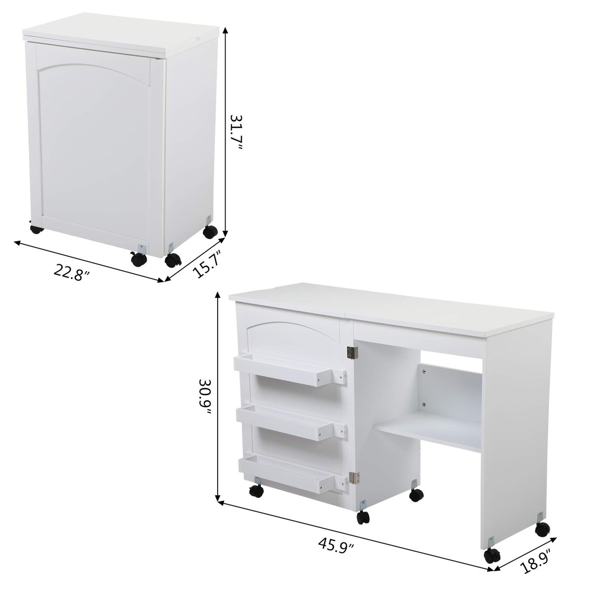 samnewrate Foldable Craft Table & Reviews | Wayfair