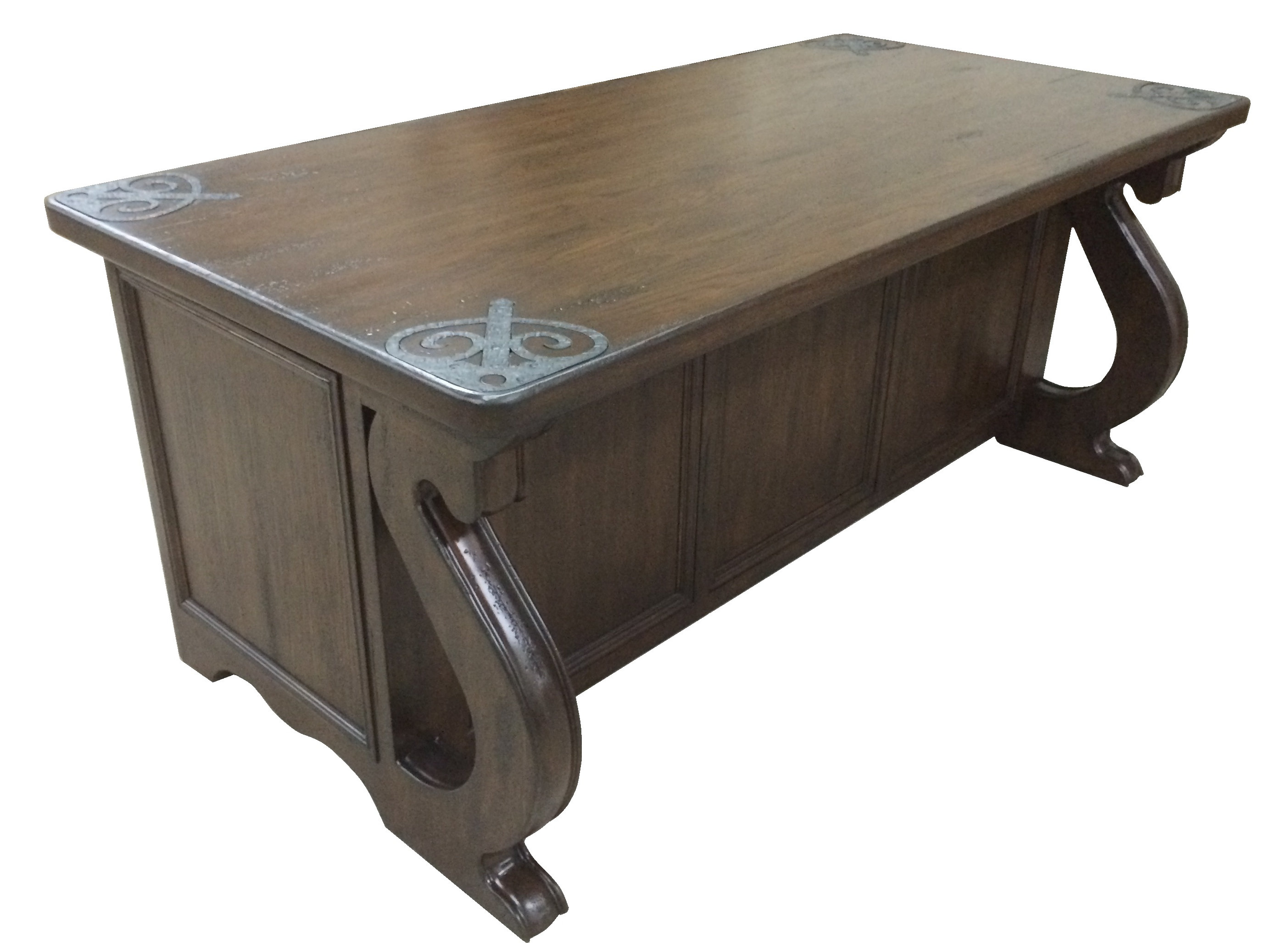 Regis Patrick Collection Lorraine Solid Wood Executive Desk | Wayfair