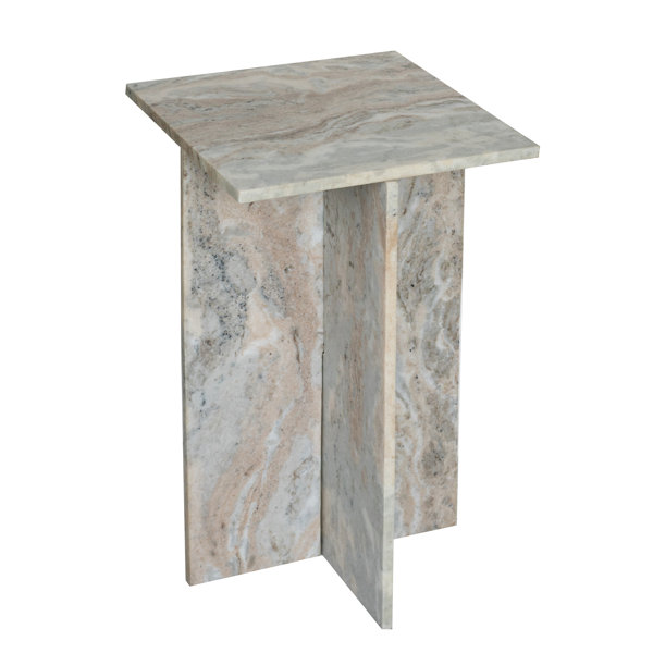 Joss & Main Baja Marble Frame End Table | Wayfair