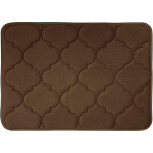 Winston Porter 17 X 24 Memory Foam Bath Rugs For Indoor Thick Resilient ...