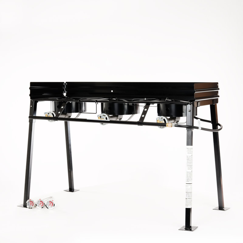 King Kooker Tall Rectangular Outdoor Three Burner Outdoor Camp Stove ...