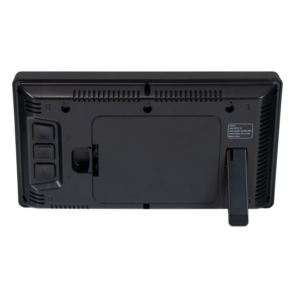 AcuRite 10-Inch LED Digital Clock with Auto-Dimming Brightness, White ...