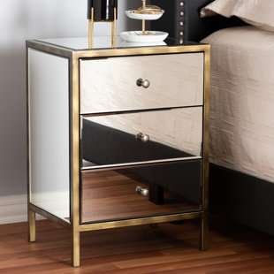 Brass Nightstands You'll Love | Wayfair