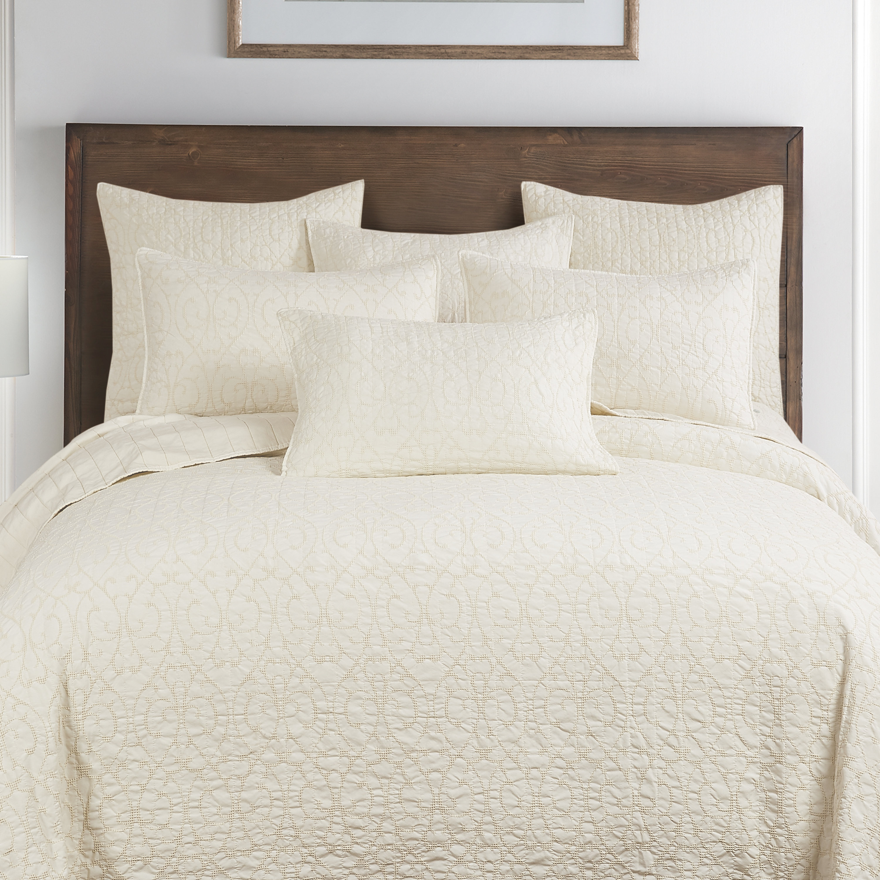 Levtex home Beckett Cream Polyester Bedspread Set by Levtex Home | Wayfair