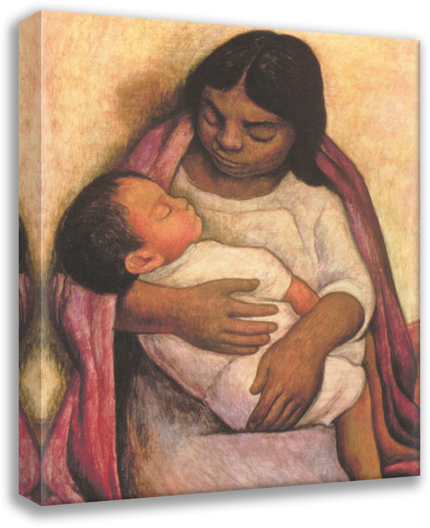 Lark Manor™ Delfina and Dimas by Diego Rivera Gallery Wrapped Canvas ...