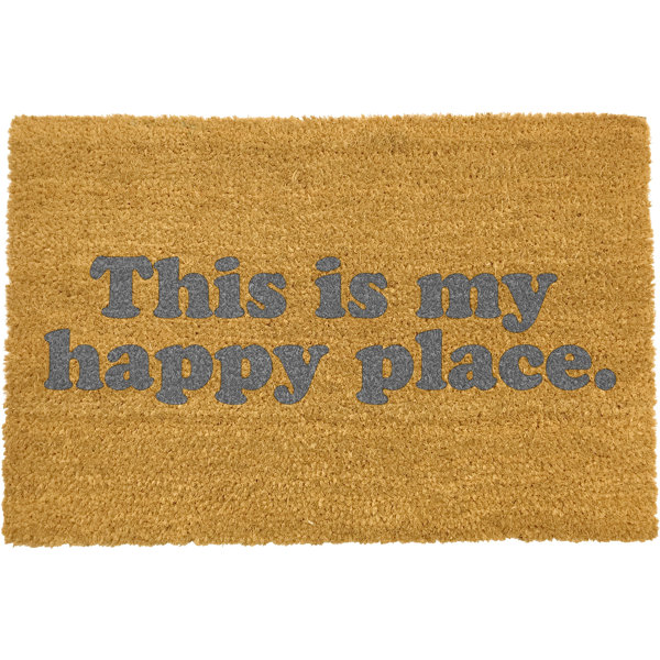 Happy Larry Barrick This Is My Happy Kitchen Mat | Wayfair.co.uk