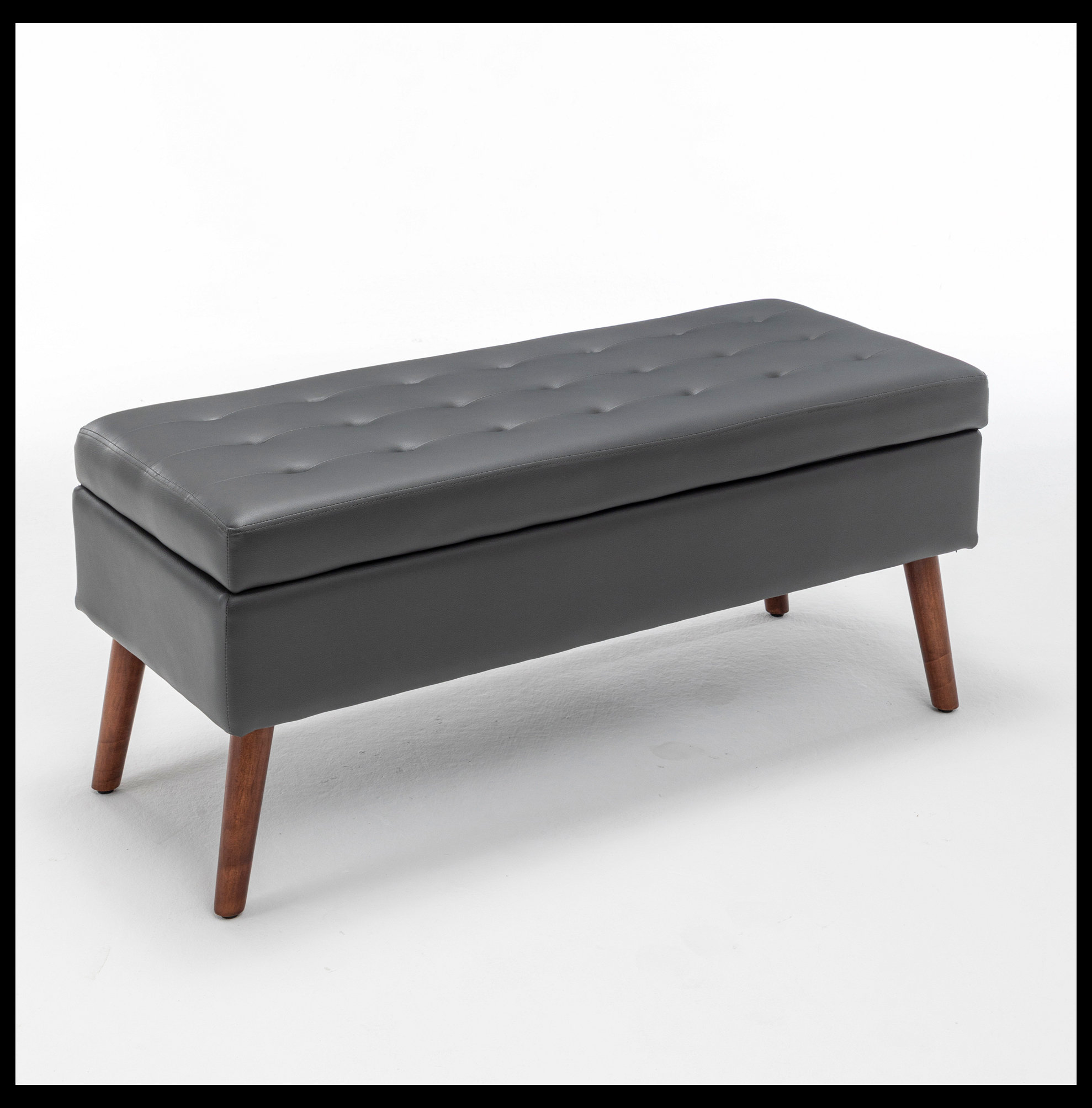 George Oliver Storage Bench with Storage Bench for Bedroom End of Bed ...