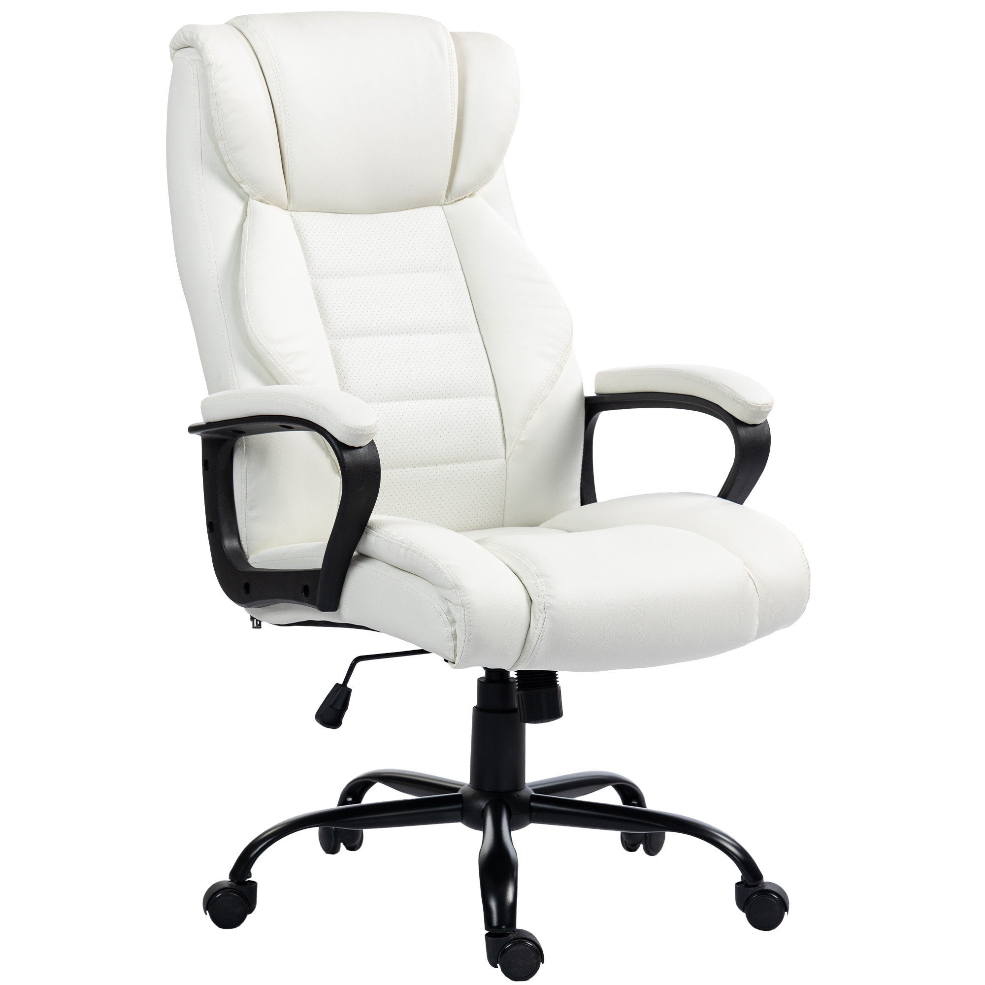Wrought Studio High Back 6 Points Vibration Massage Executive Office ...
