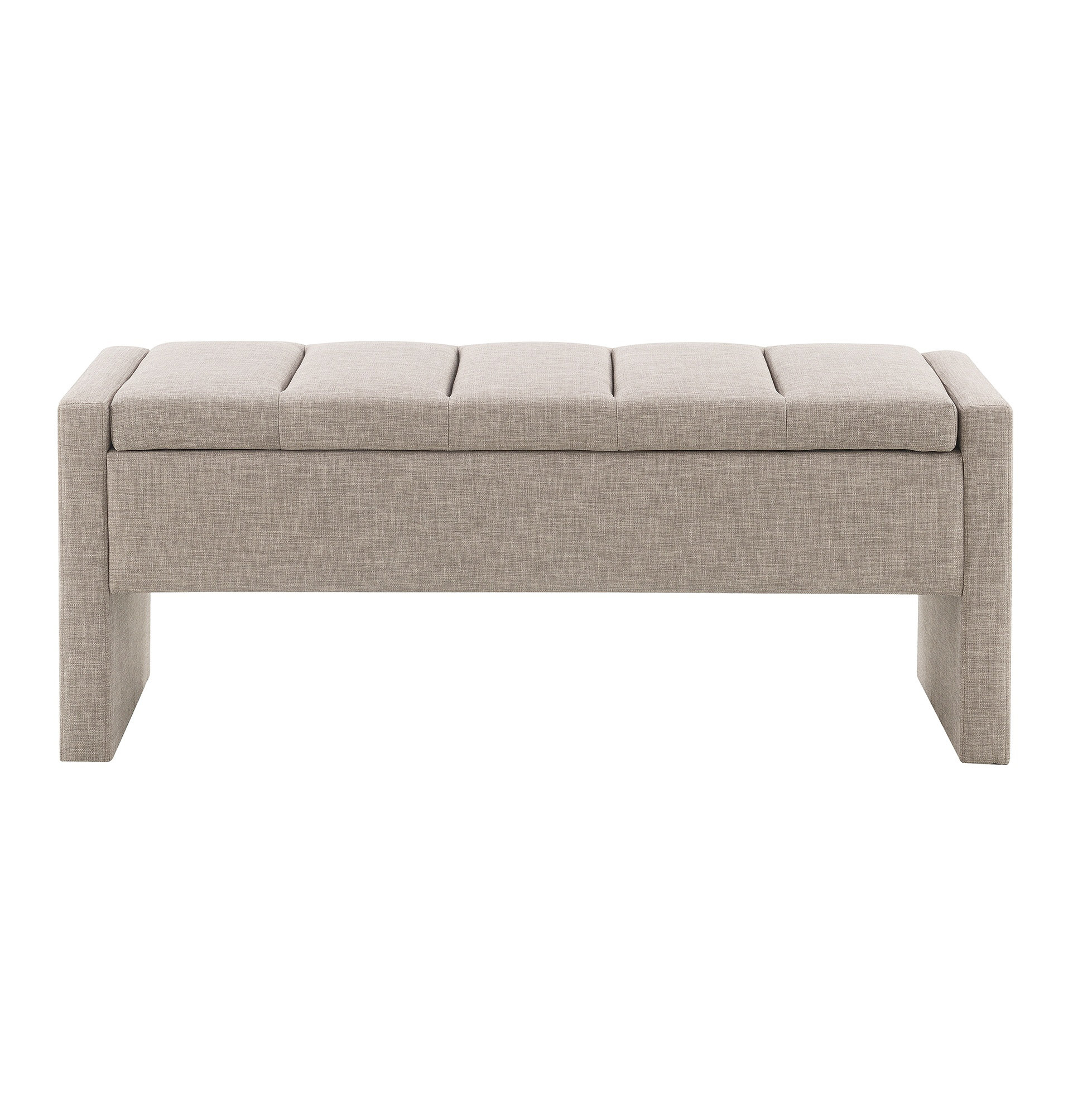 Latitude Run® Modern Bed End Bench with Storage,Upholstered Large Foot ...