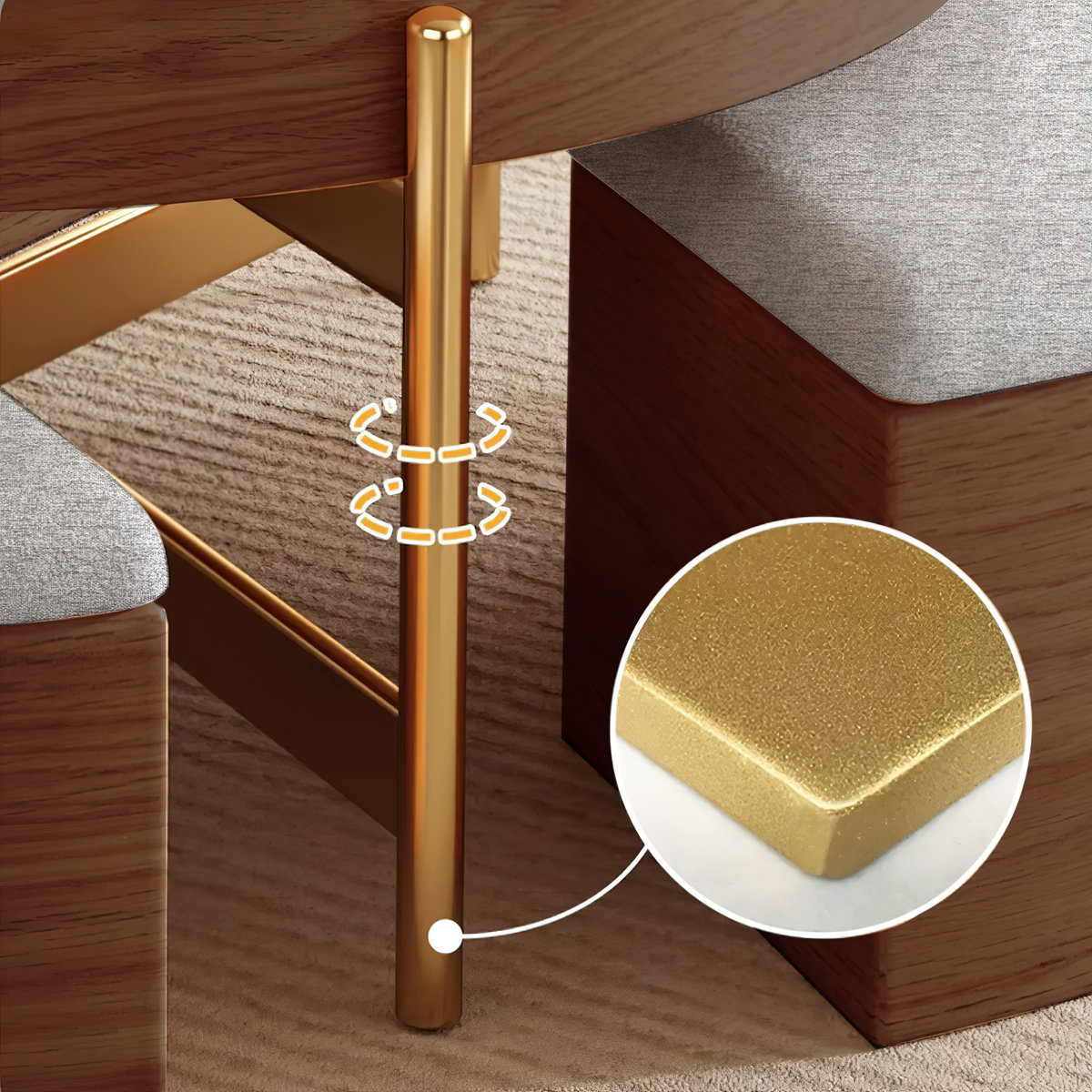 Brayden Studio® Doughlin Modern Round Lift-Top Coffee Table In White ...