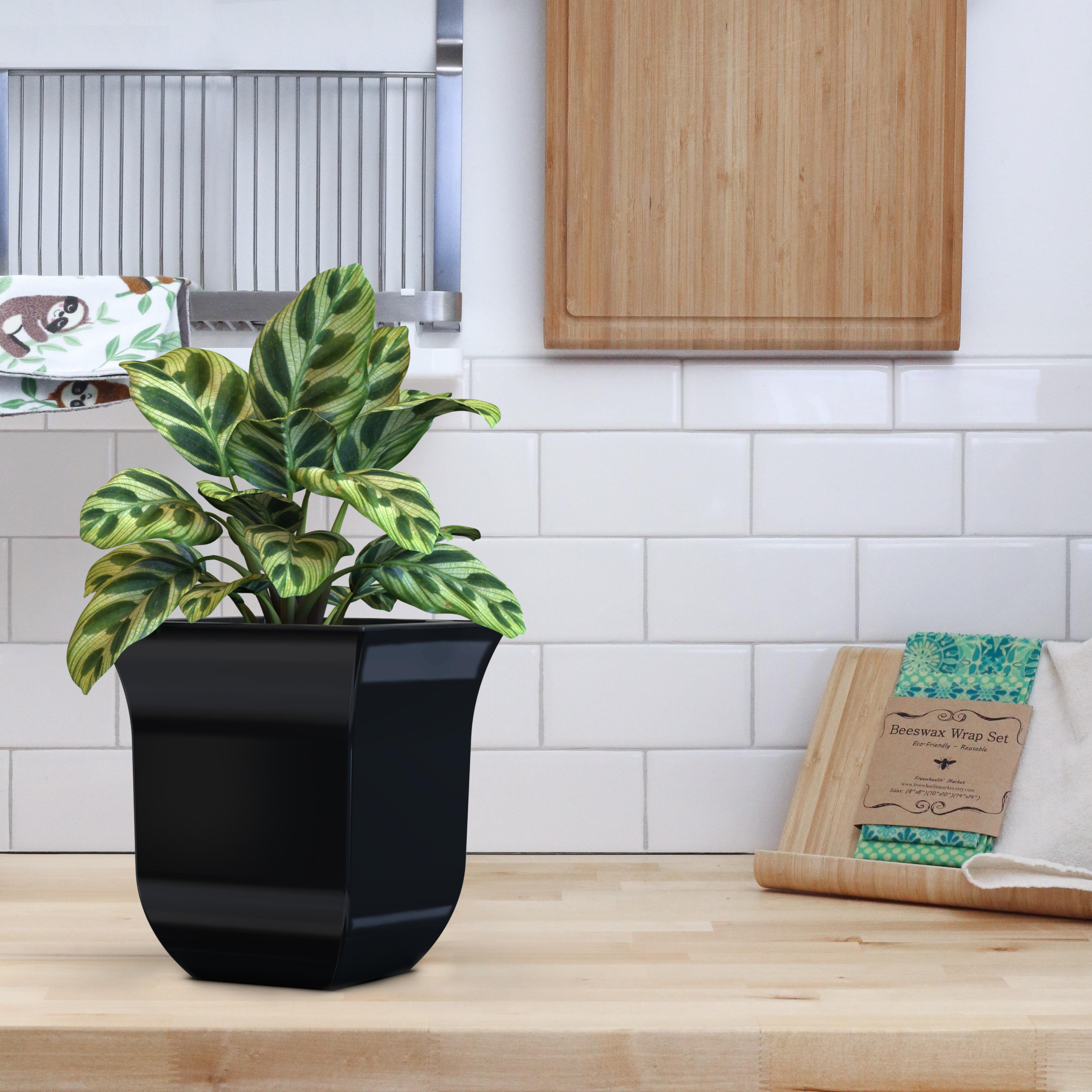 Winston Porter Nadija Self-Watering Resin Pot Planter - Wayfair Canada