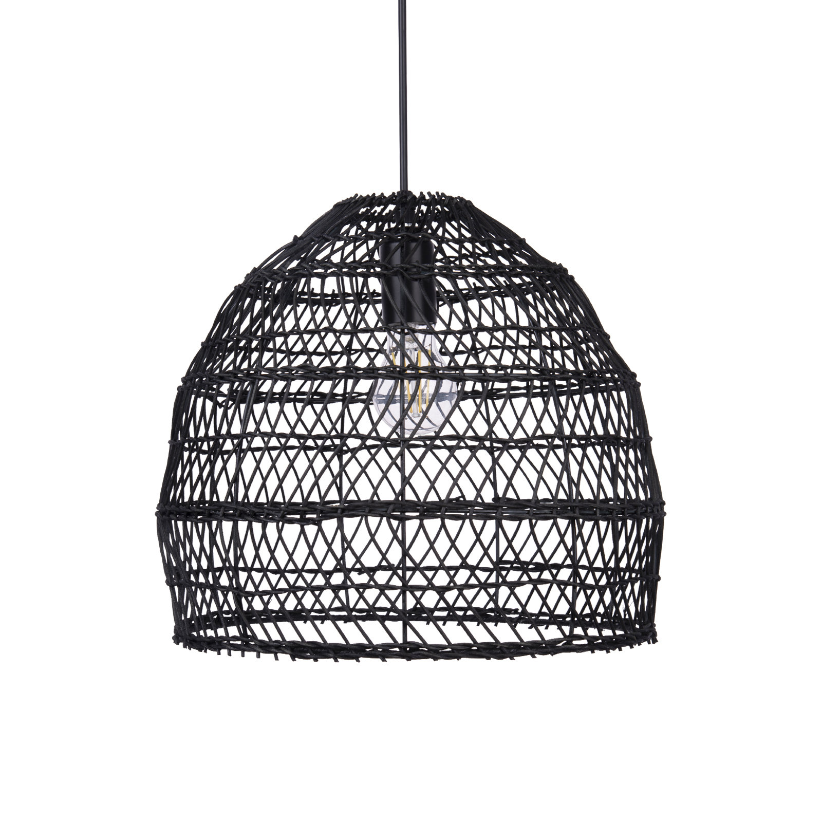 Bay Isle Home™ Aracelie 1 - Light Black Dome Pendant & Reviews | Wayfair