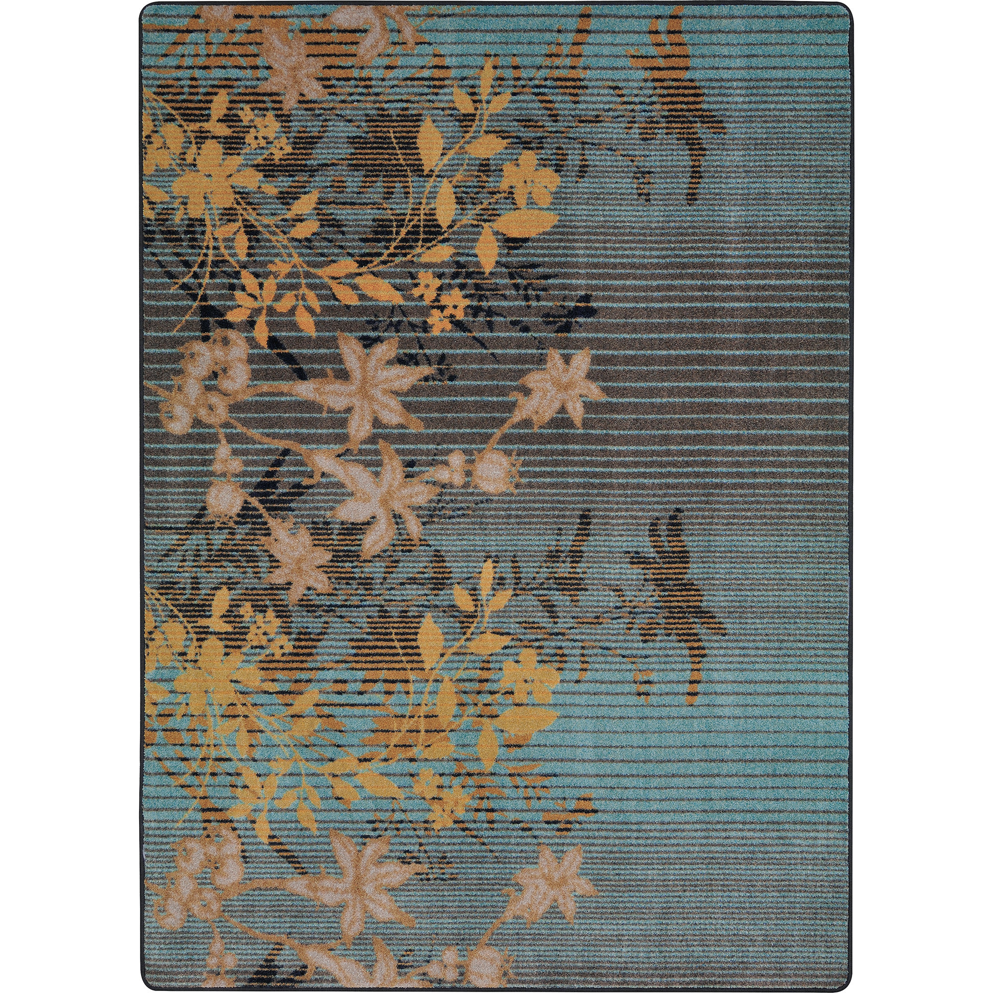 Joy Carpets First Take Peaceful Garden Lagoon Area Rug | Wayfair