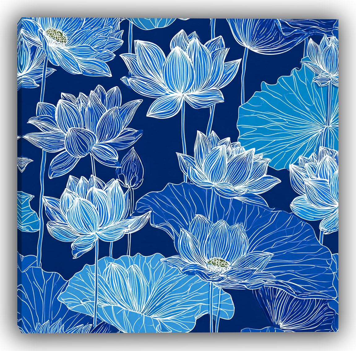 Ebern Designs Sacred Lotus Dance - Lotus Flower in Bloom Graphic Art ...