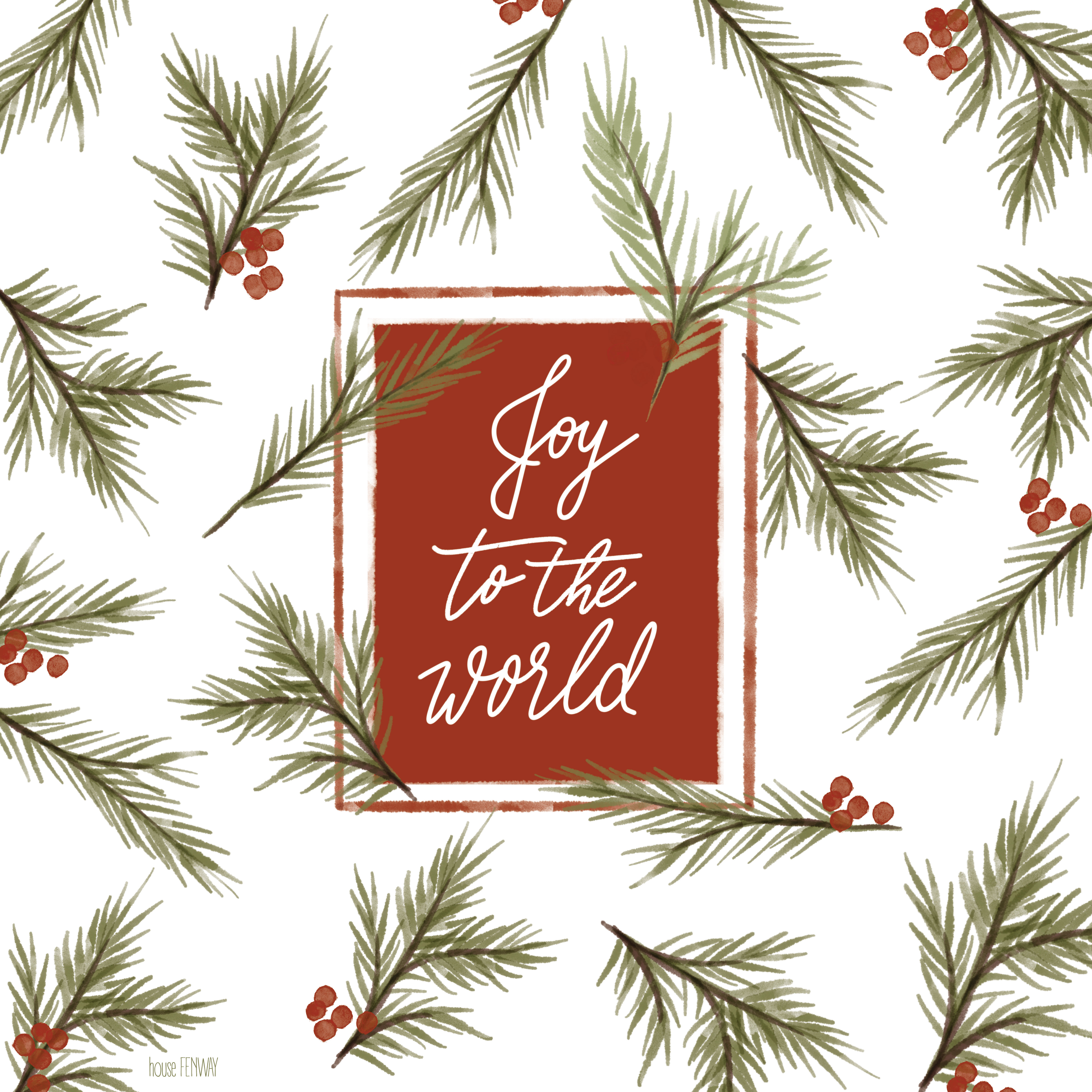 The Holiday Aisle® Joy To The World Greenery | Wayfair