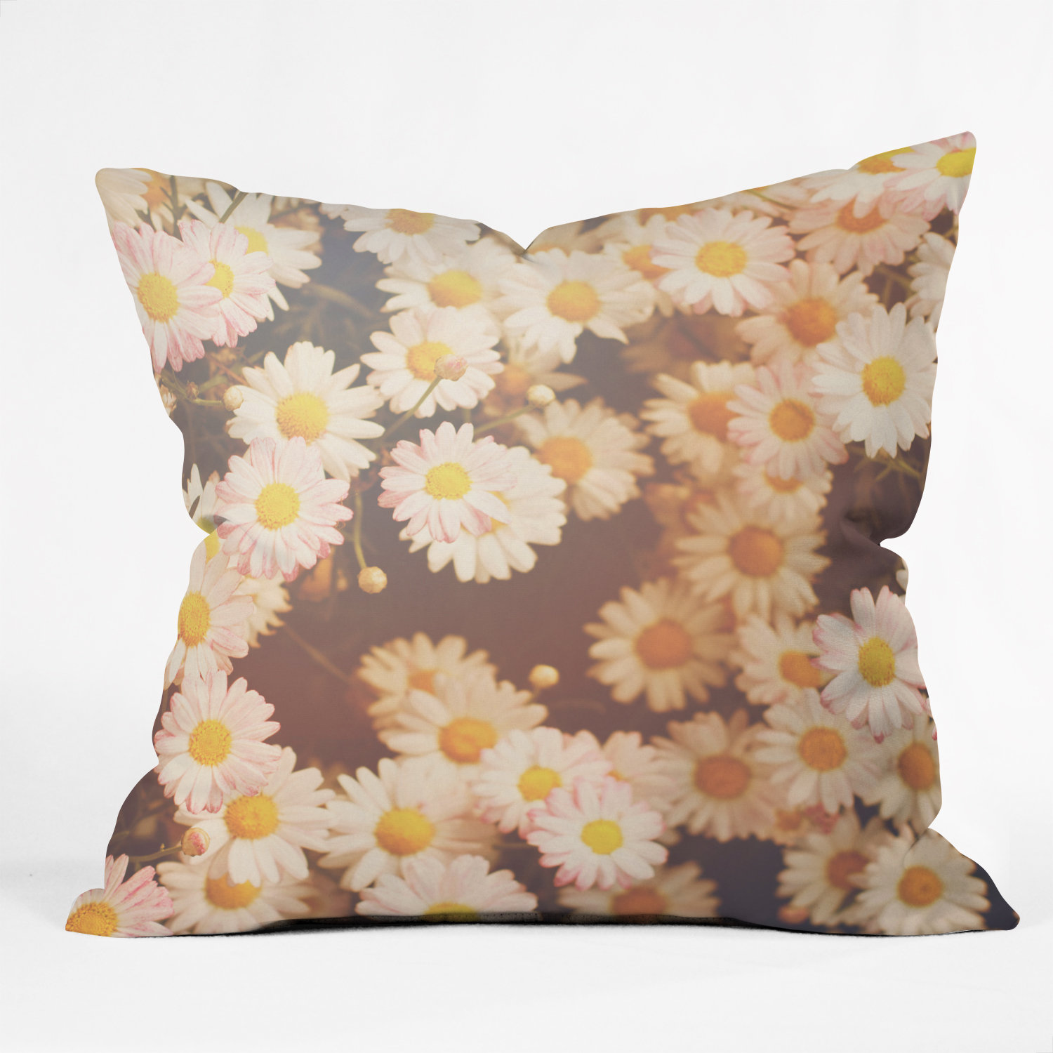 Deny Designs Bree Madden Faded Daisy Throw Pillow | Wayfair