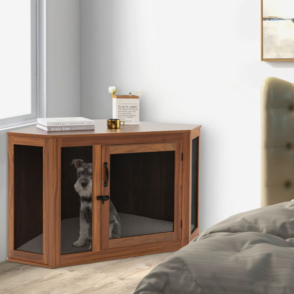 Archie & Oscar™ Earby Tucker Murphy Pet™ Wooden Corner Dog Crate With ...