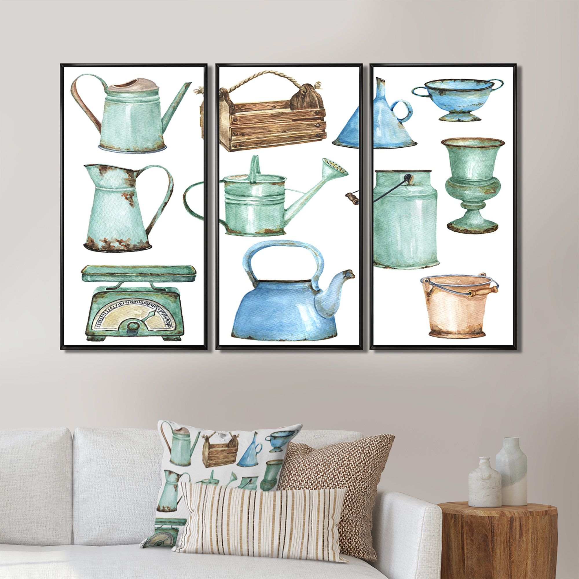 Rosalind Wheeler Vintage Rusty Iron Domestic Equiment - Farmhouse ...