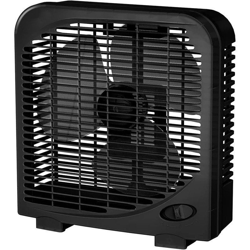 Priyet 10" Energy Efficient Small Box Fan, Portable Kitchen Exhaust Fan ...