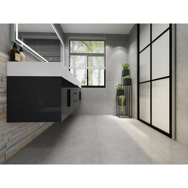 Latitude Run® Jessica 72'' Wall-Mounted Single Bathroom Vanity | Wayfair