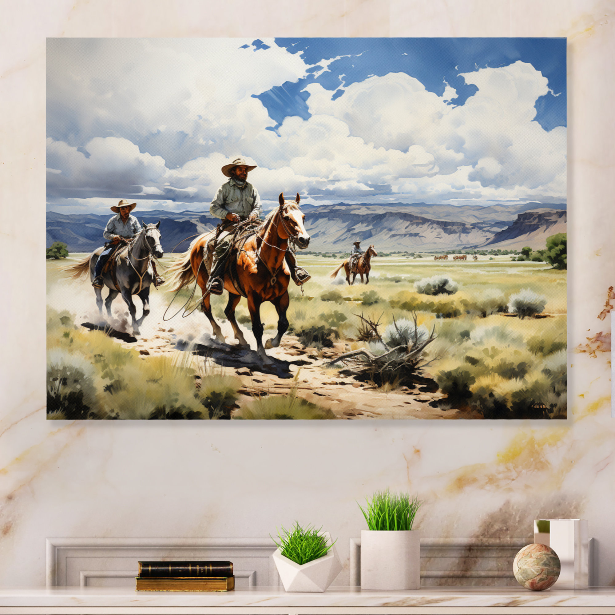 Union Rustic Cowboy Ranch Life - Cowboys Metal Wall Decor | Wayfair