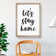 East Urban Home Let's Stay Home - Picture Frame Typography | Wayfair.co.uk
