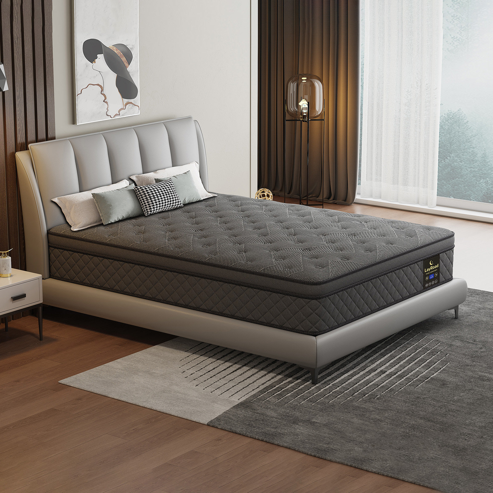 Slowly Sleep 14” Hybrid Memory Foam Mattress | Wayfair