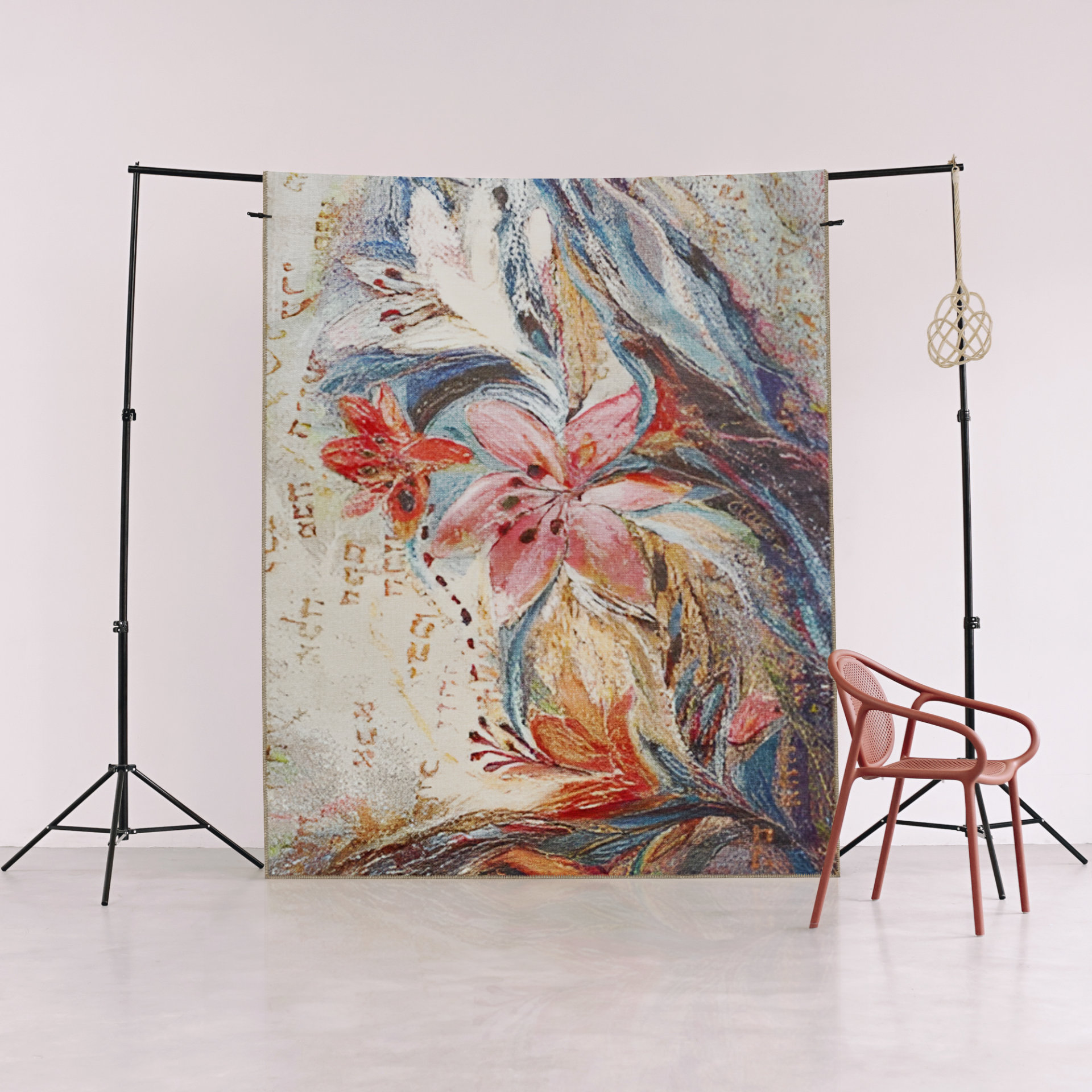 Dakota Fields Multi-Colored Surrealist Gradient Flower Patterned ...