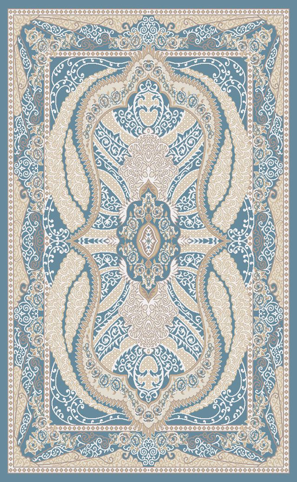 Fleur De Lis Living RAYAN RUG 2'X3' 05738A LIGHT BLUE | Wayfair