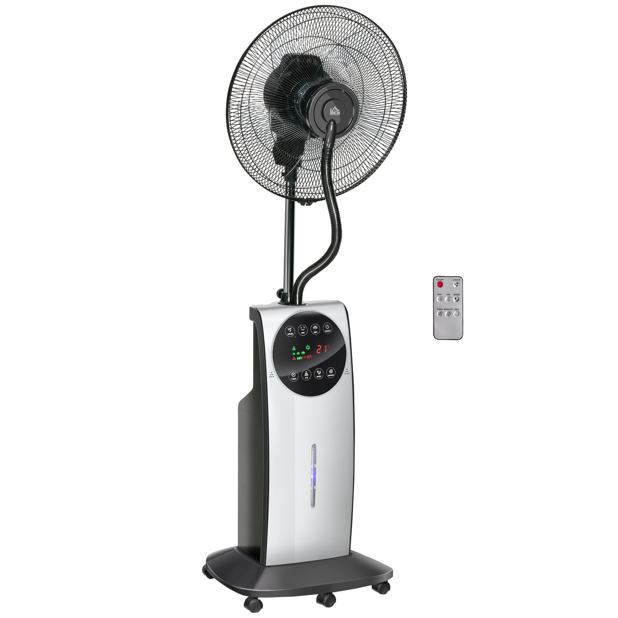 Symple Stuff Ameryst 135Cm Oscillating Pedestal/Standing Fan & Reviews ...