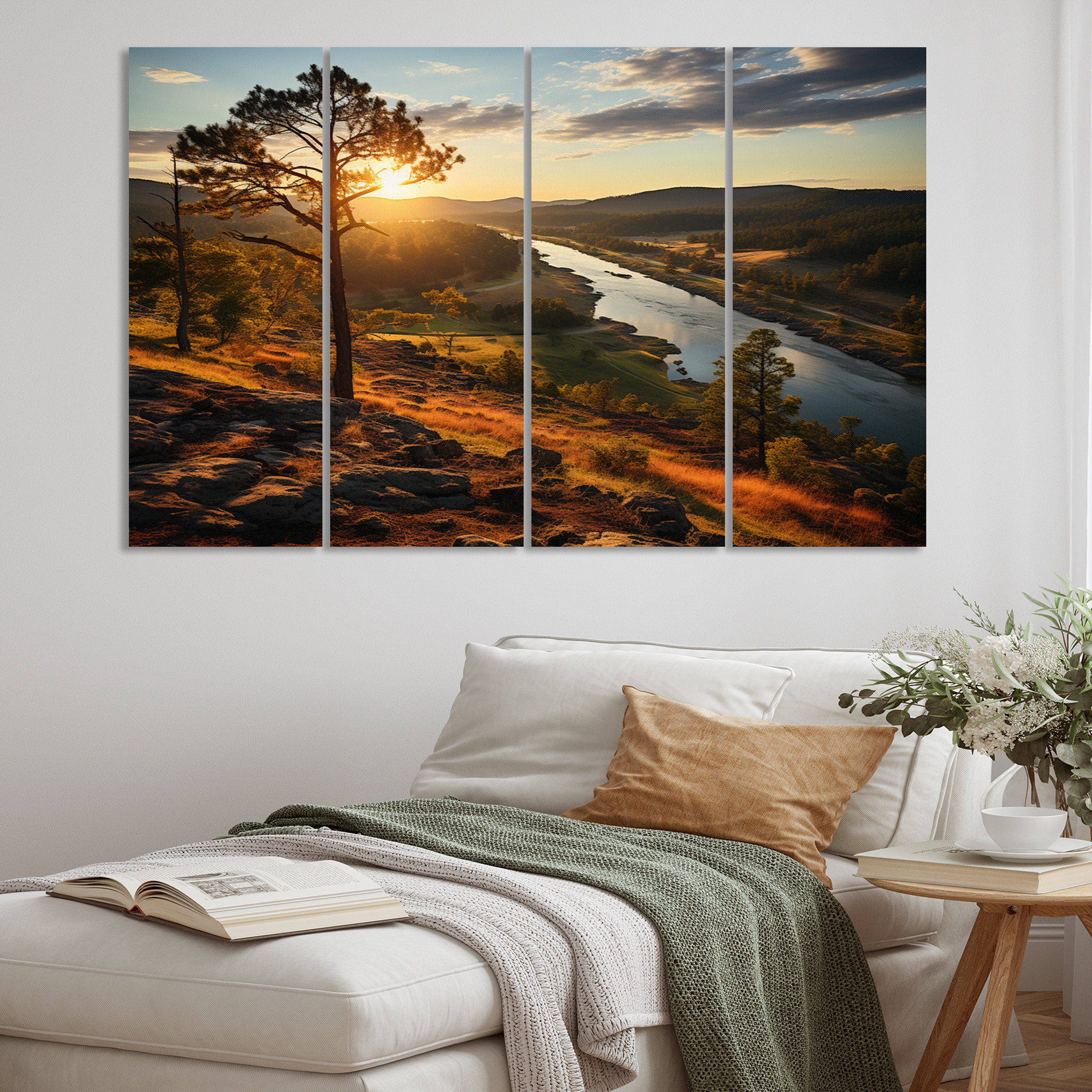 Ebern Designs Alabama Country Landscape I - Landscape & Nature Metal ...