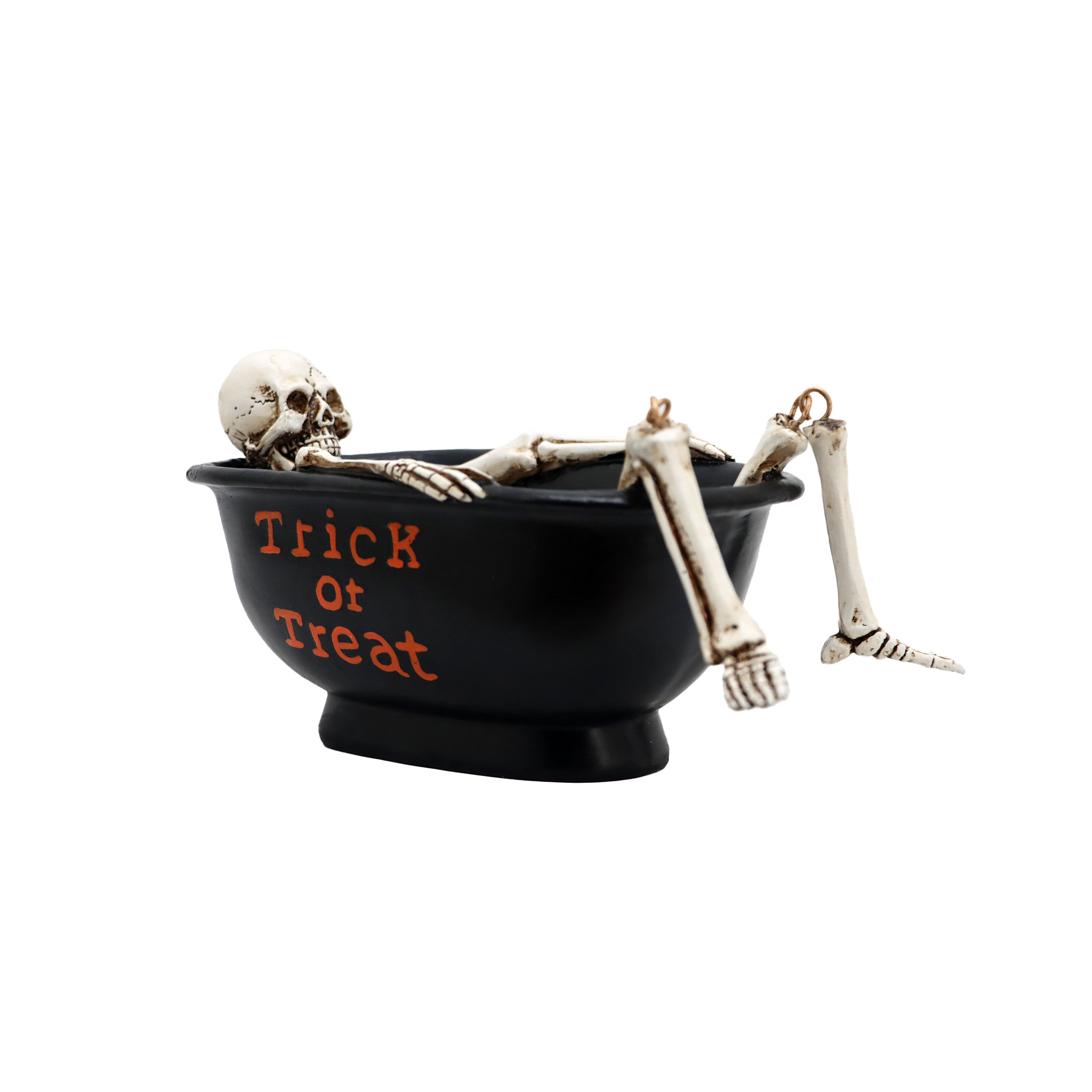 The Holiday Aisle® Trick or Treat Polyresin Skeleton Ghost Decor | Wayfair