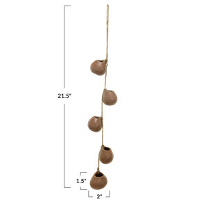 Breakwater Bay Colasanto Stoneware Wall Vase/Hanging Base | Wayfair