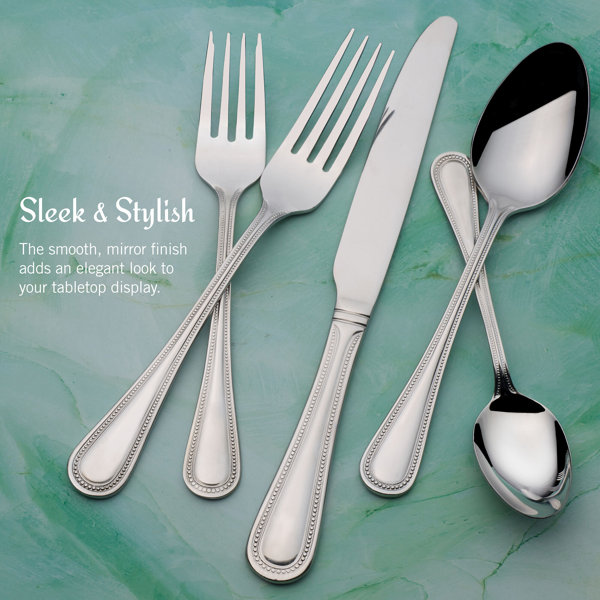 Wallace Continental Bead 20-Pc Flatware Set, Service For 4 & Reviews ...