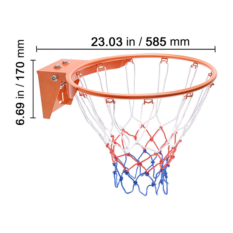 VEVOR Over The Door Basketball Hoop with Breakaway Rim | Wayfair