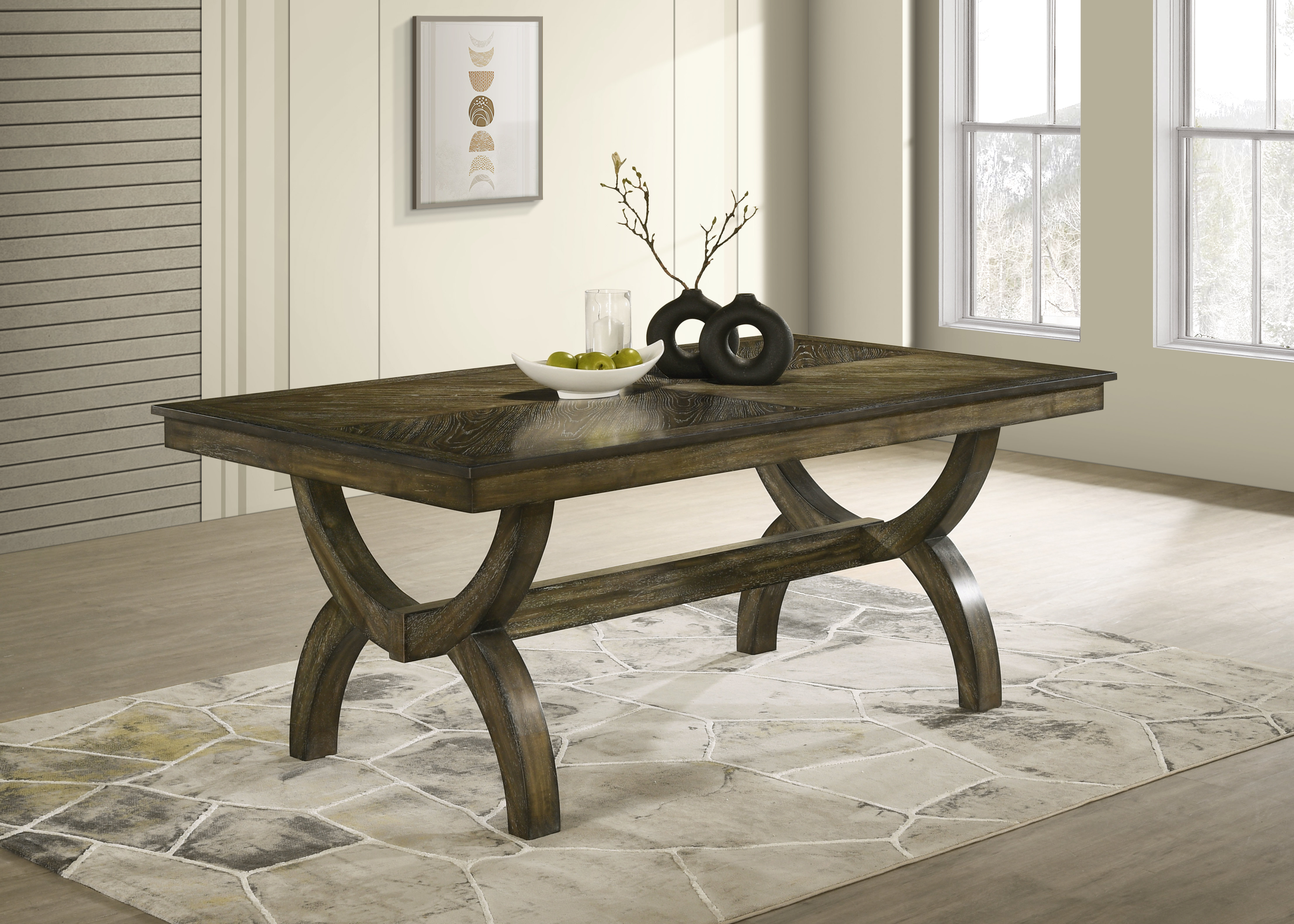 Lark Manor Traditional Wooden Dining Table - Wayfair Canada