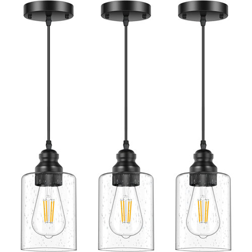 Black Pendant Lights You'll Love | Wayfair