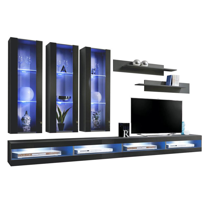 Orren Ellis Flye3 Floating Entertainment Center for TVs up to 70 ...