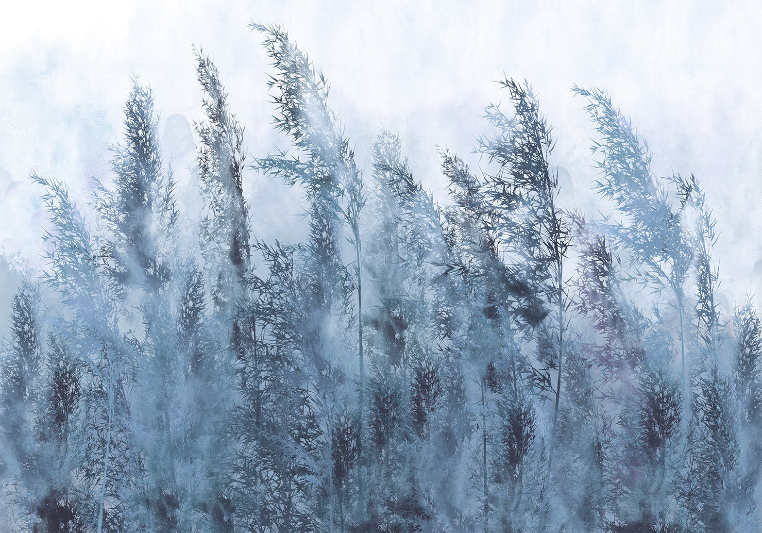 Red Barrel Studio® Peel & Stick Landscape Wall Mural - Tall Grasses ...