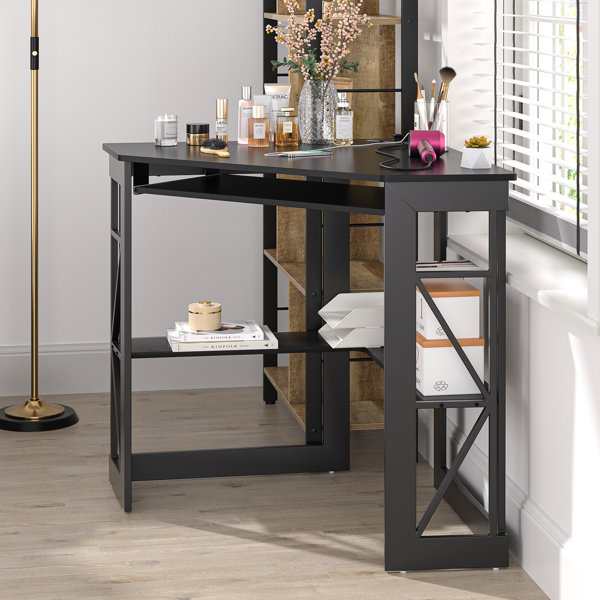 Black Corner Desks You'll Love | Wayfair