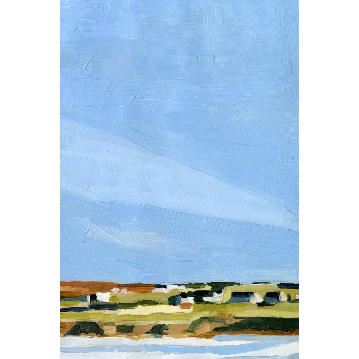 August Grove Colour Field Landscape I by Emma Scarvey - Painting ...