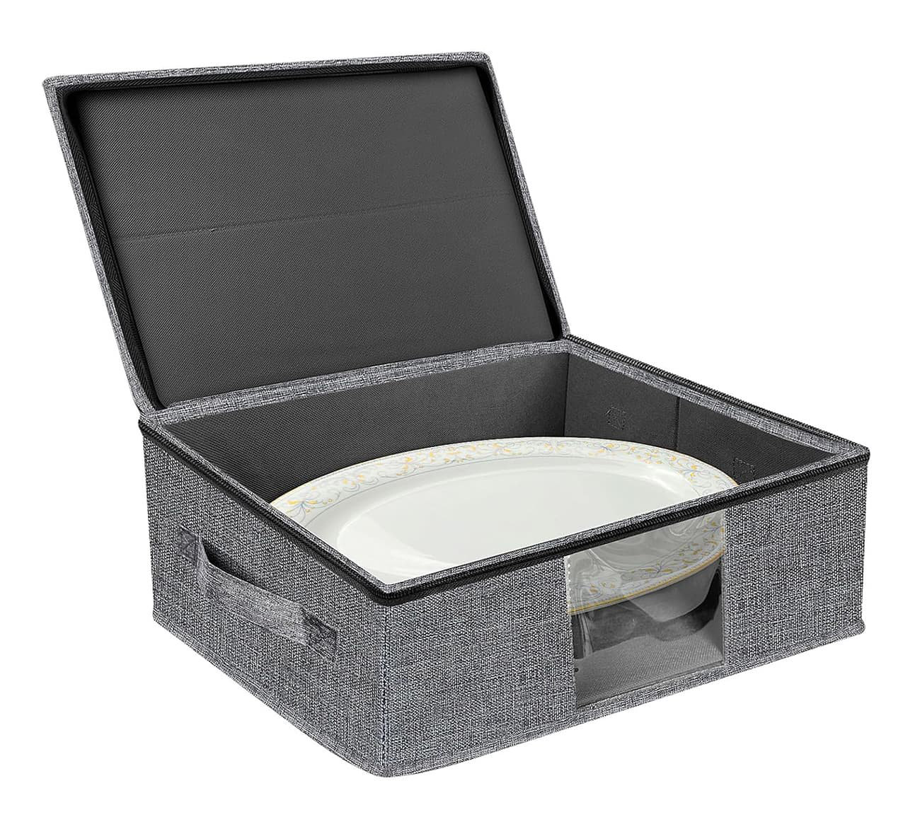 VEROSAL Gray Platter Storage Case (16.512.65.5'') | Wayfair